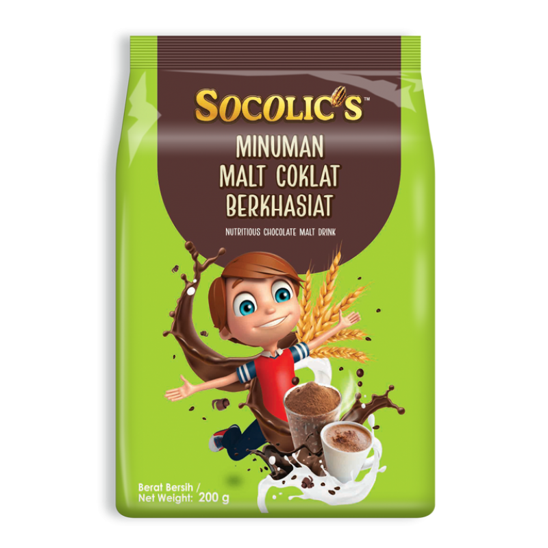 Socolic’s Chocolate Malt Drink (200 G X 24)